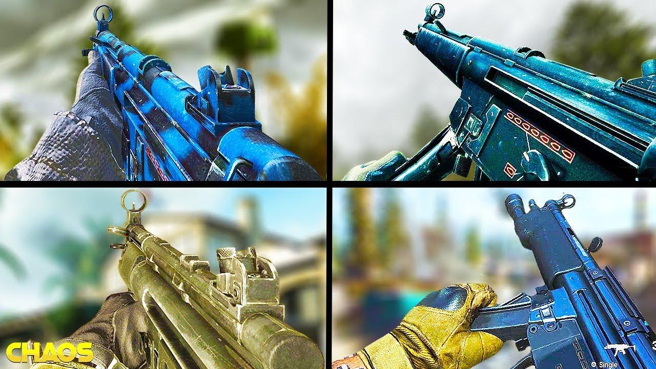 The Evolution Of The Mp5 In Call Of Duty