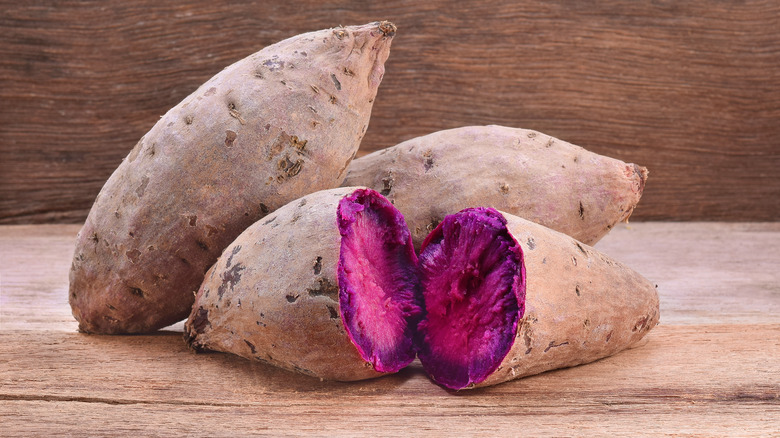 Purple Sweet Potatoes Vs. Ube: What's The Difference?