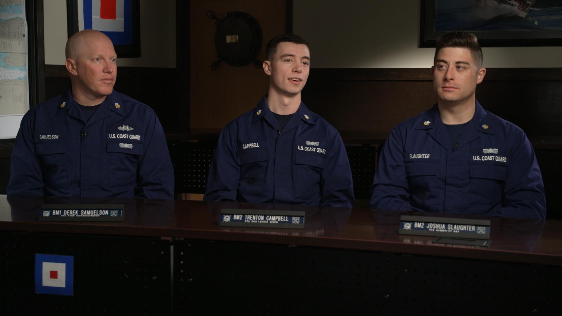 U.S. Coast Guard trains elite rescuers in dangerous surf