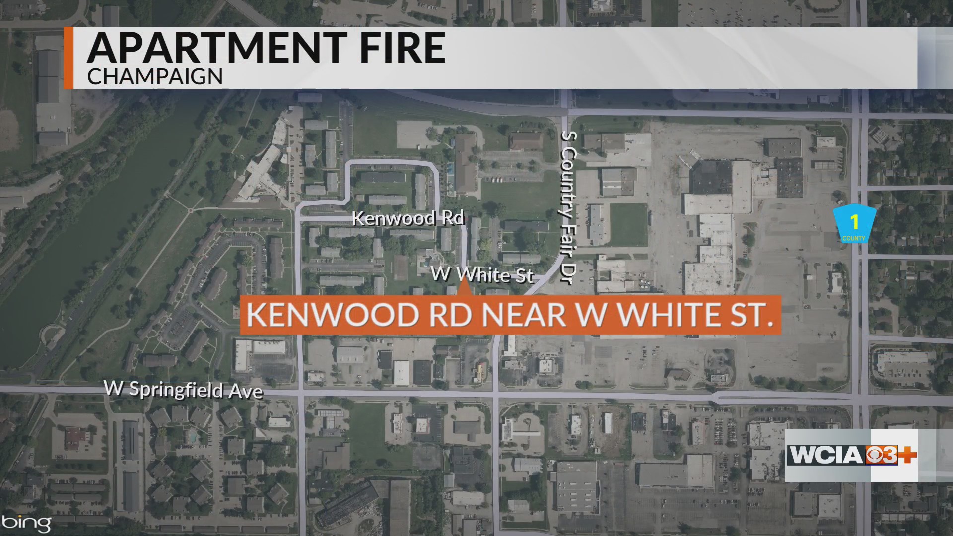 Champaign Fire Dept. investigates Saturday night apartment fire