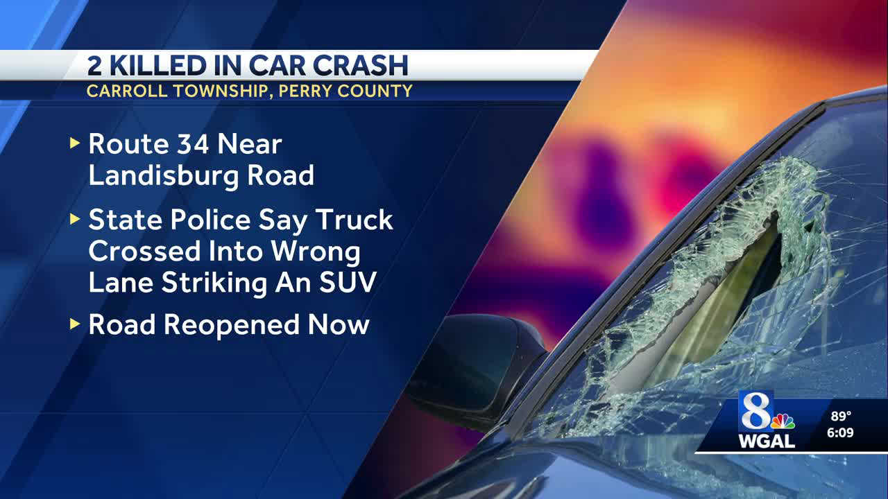 Two people are dead after a car crash in Perry County Two people are dead after a car crash in Perry County
