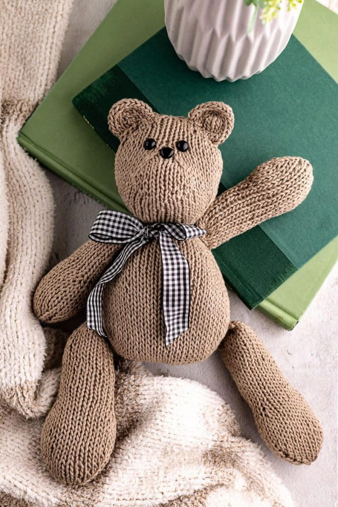 Knit Teddy Bear Pattern - Free