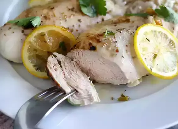 Baked lemon chicken