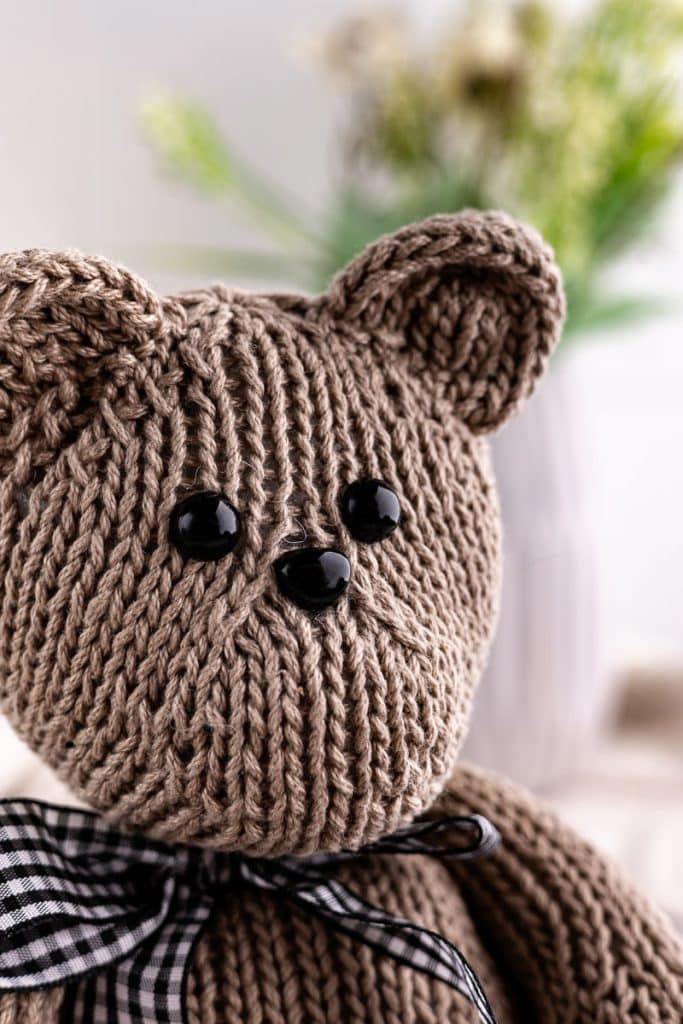 Knit Teddy Bear Pattern - Free