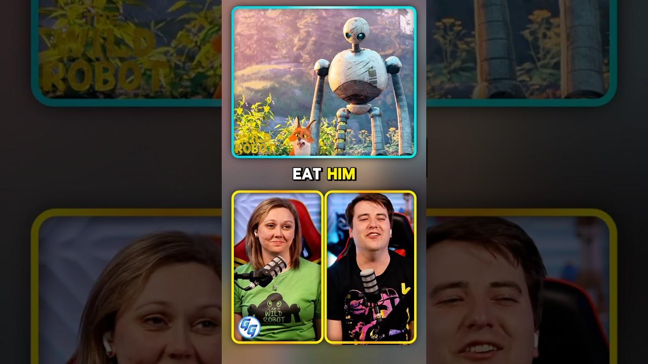 You Tried To Eat Him! 👀 The Wild Robot Reaction!