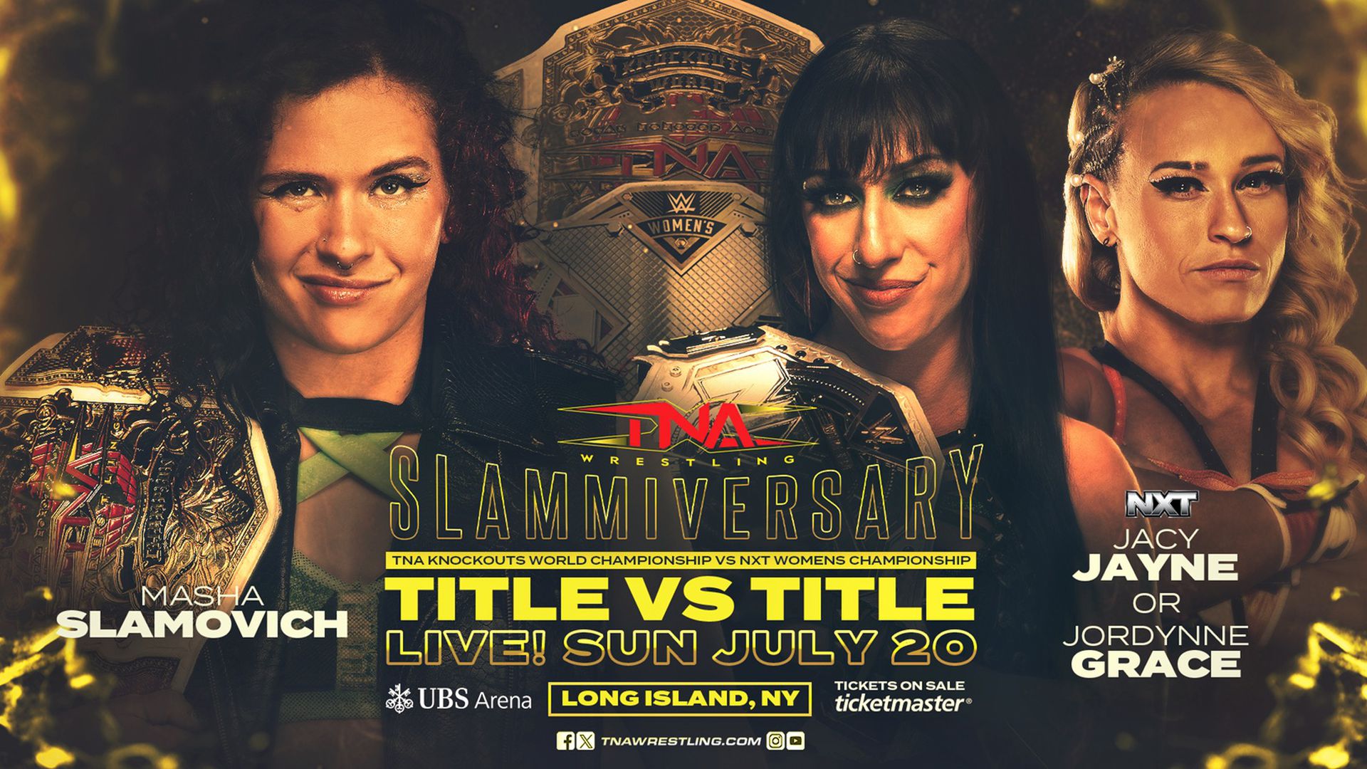 TNA Slammiversary PPV card: Five title bouts and former friends fighting