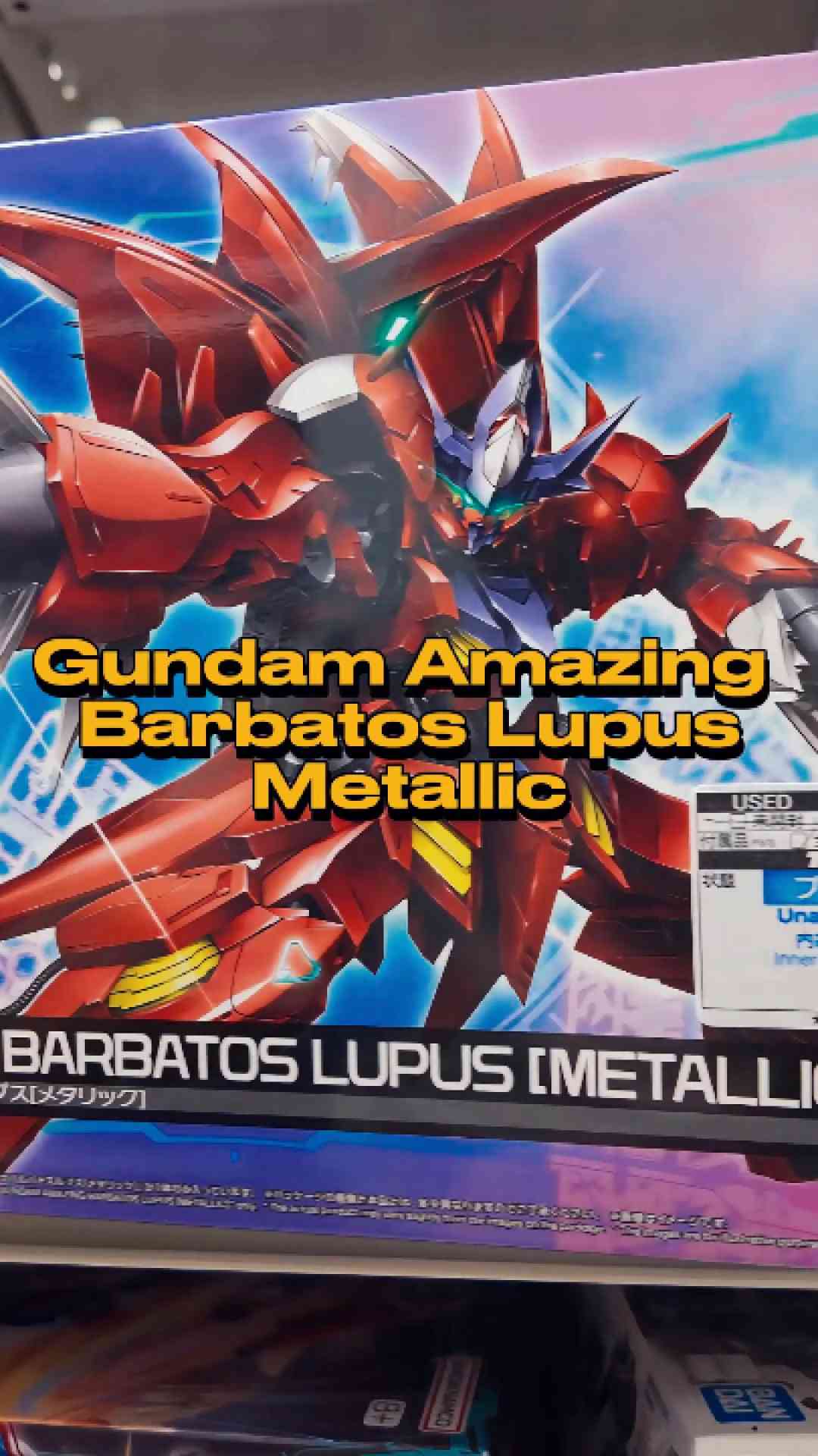 Gundam Amazing Barbatos Lupus Metallic, Gunpla shopping in Japan
