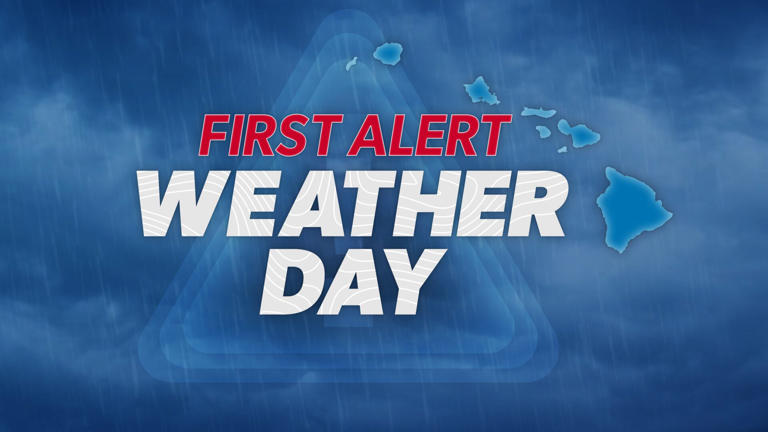 First Alert Weather Day Monday for heavy rain, isolated thunderstorms