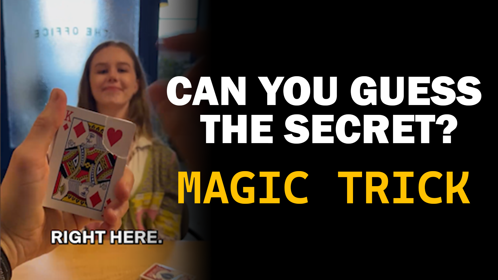 Can You Guess the Secret? 🤔 Mind-Blowing Magic Trick Challenge!