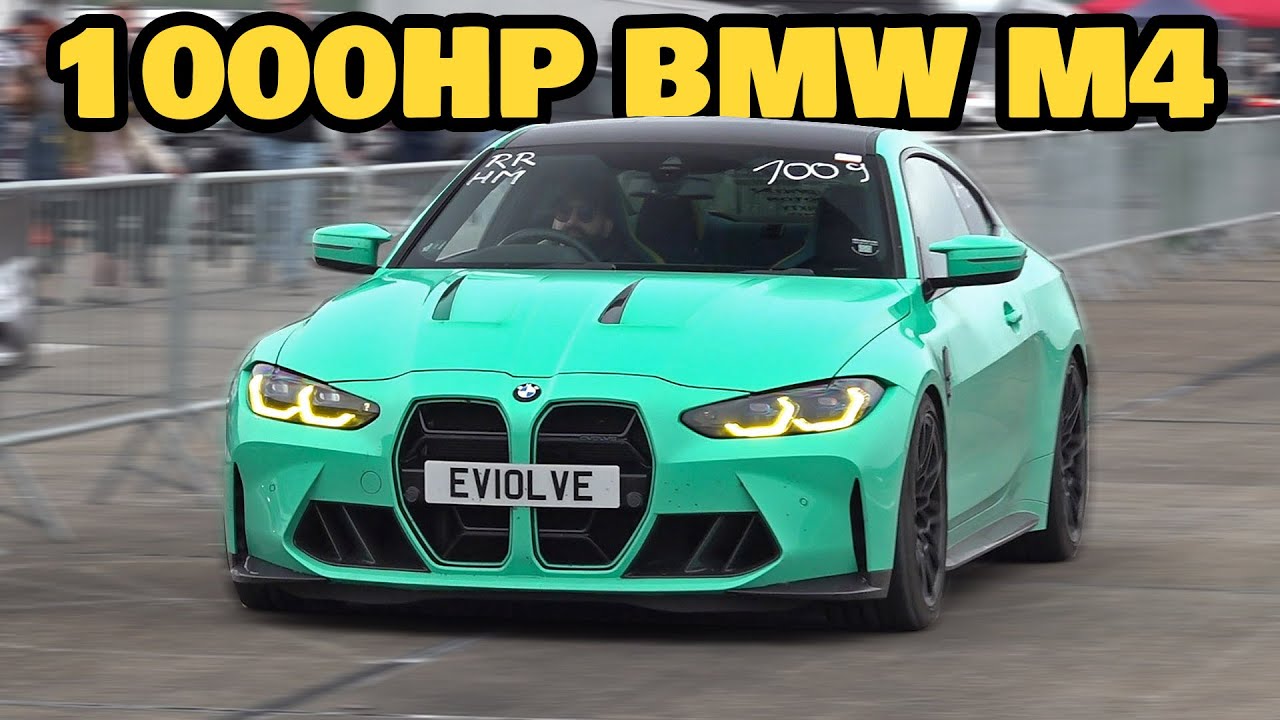 BMW M4 G82 1000CH Evolve – S58 Turbo Hybride! Drag & Vitesse Max 🌪️