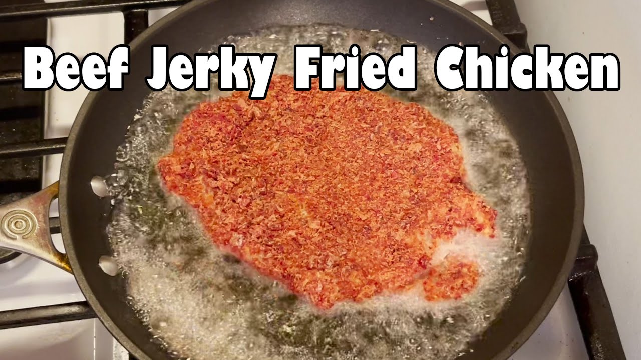Beef Jerky Fried Chicken?! Ultimate Crunch Experiment