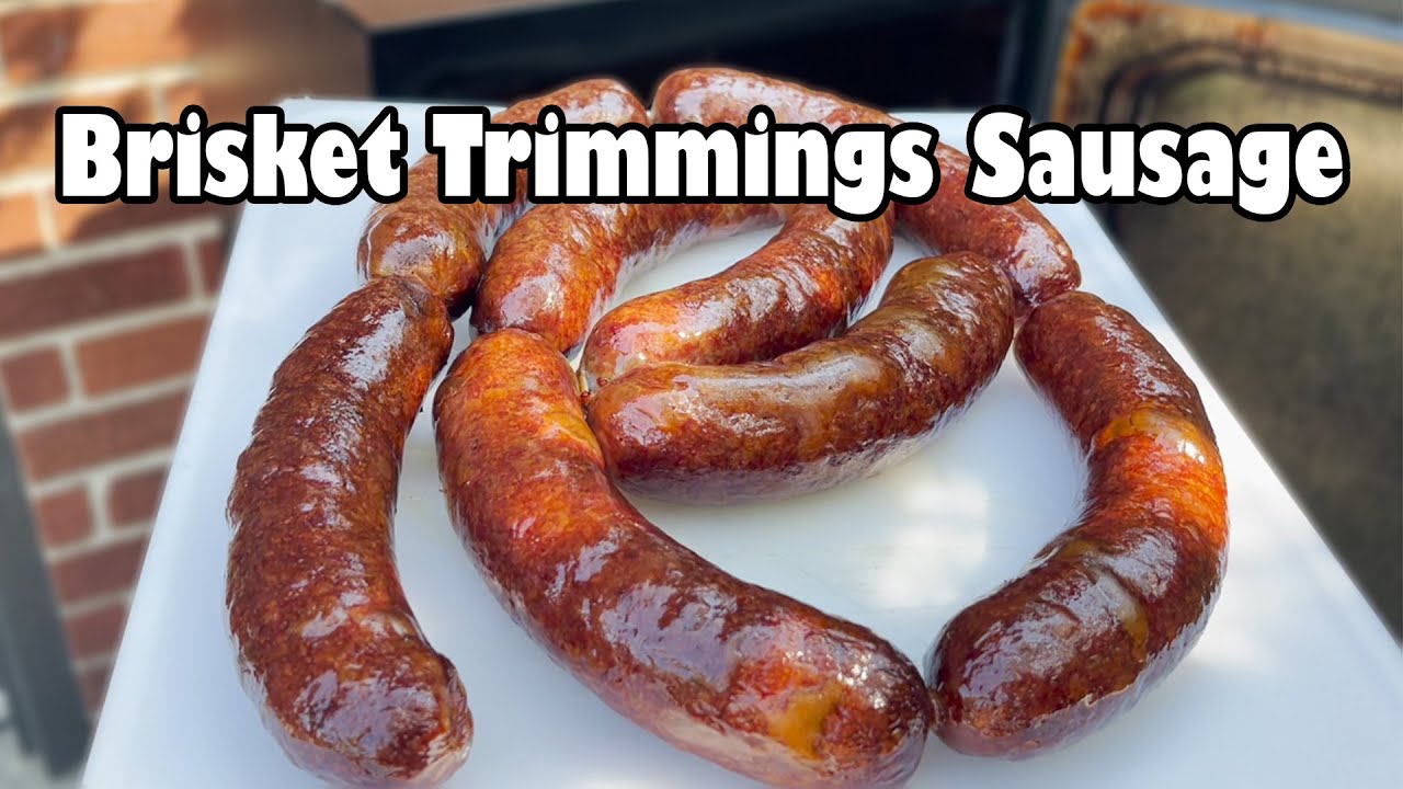 Smoked gold: brisket trimmings reborn as sausage