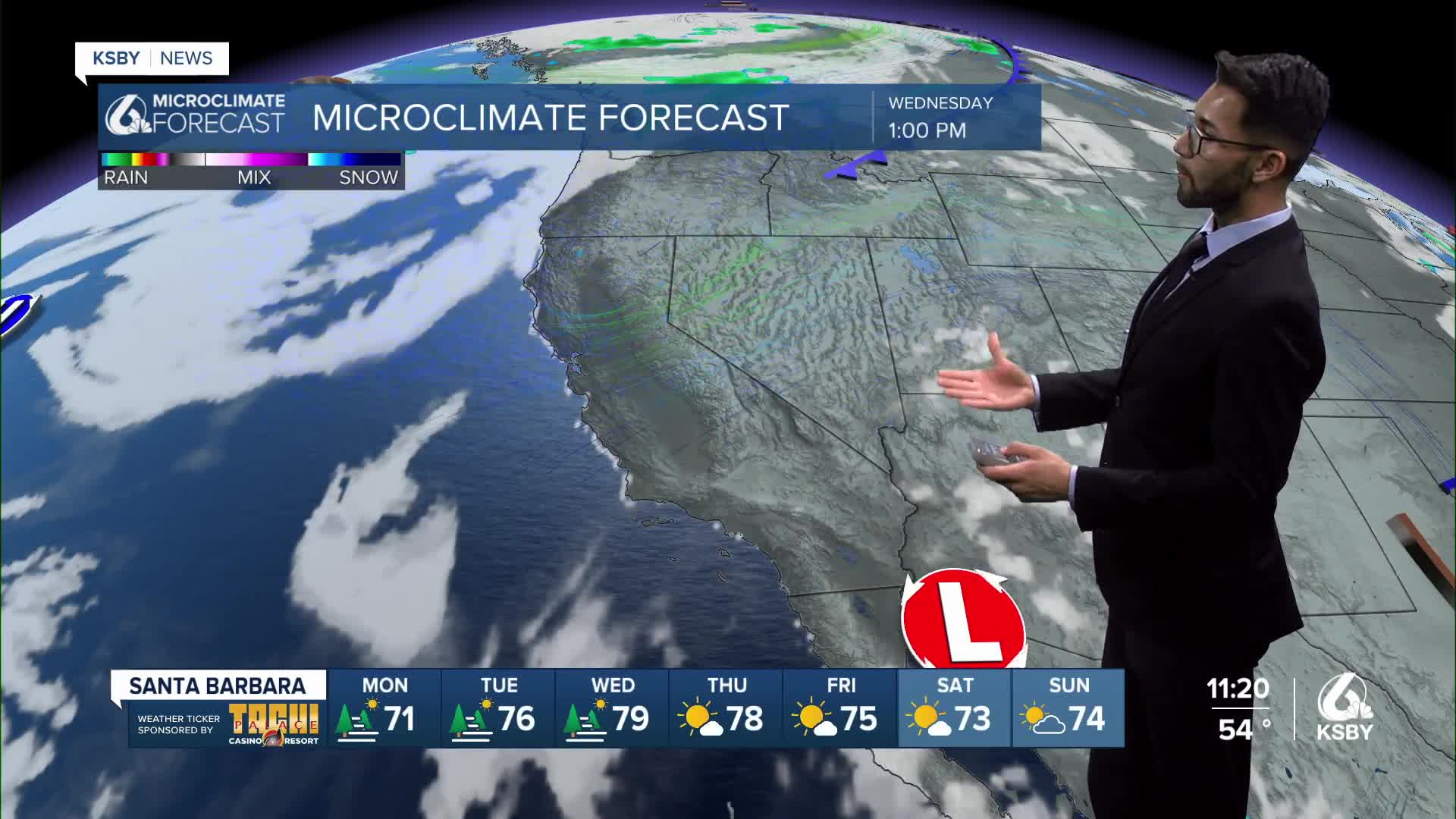 Low clouds, cool temps near the coast on Monday. Warming trend begins ...