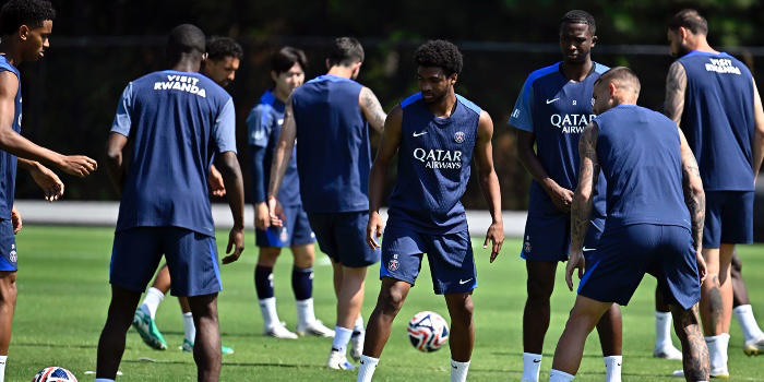 Live – Les 15 premières minutes de l’entraînement du PSG