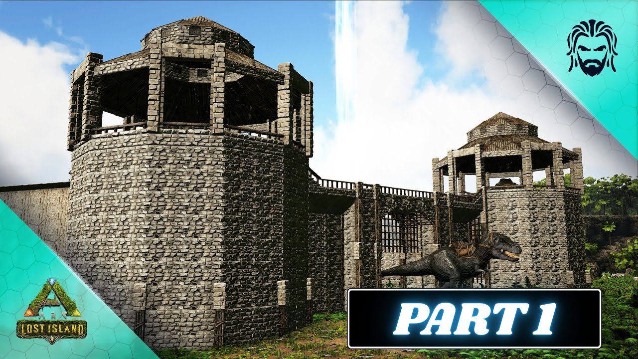 Building a Gigantic Castle! - ARK Lost Island [DLC E17] Part 1