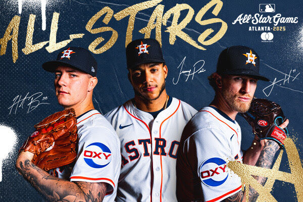Astros Land Three All-Stars in the MLB All-Star Game