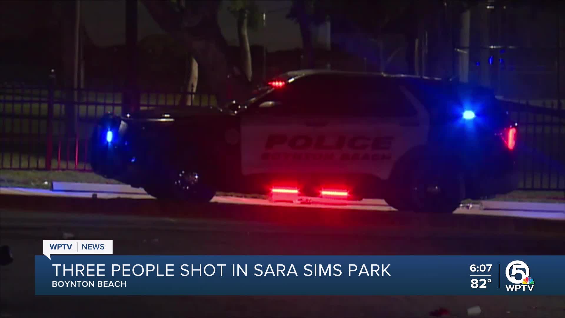3 shot at Sara Sims Park in Boynton Beach