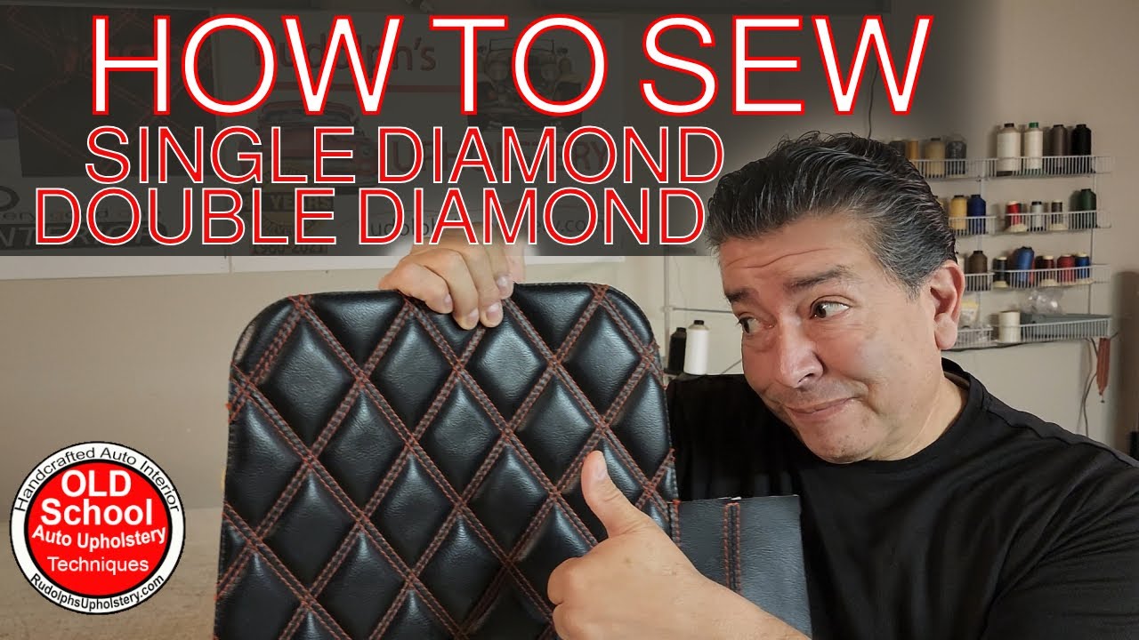 Learn Now! How To Sew Single And Double Diamond Pleats