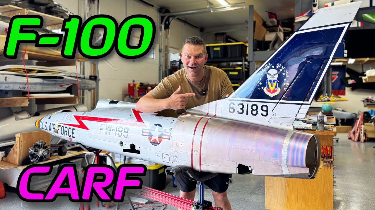 Building The Dream CARF F100 RC Jet Continues - Video 2