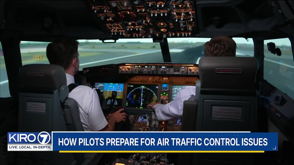 VIDEO: How pilots train for possible air traffic control issues