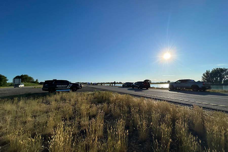 Southbound traffic on Highway 20 north of Rexburg closed following crash