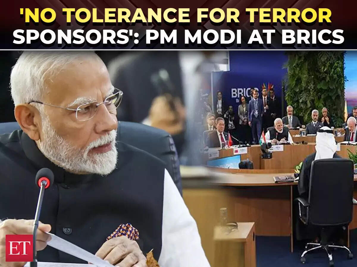 Modi's strong message at BRICS: 'Direct or indirect support to ...