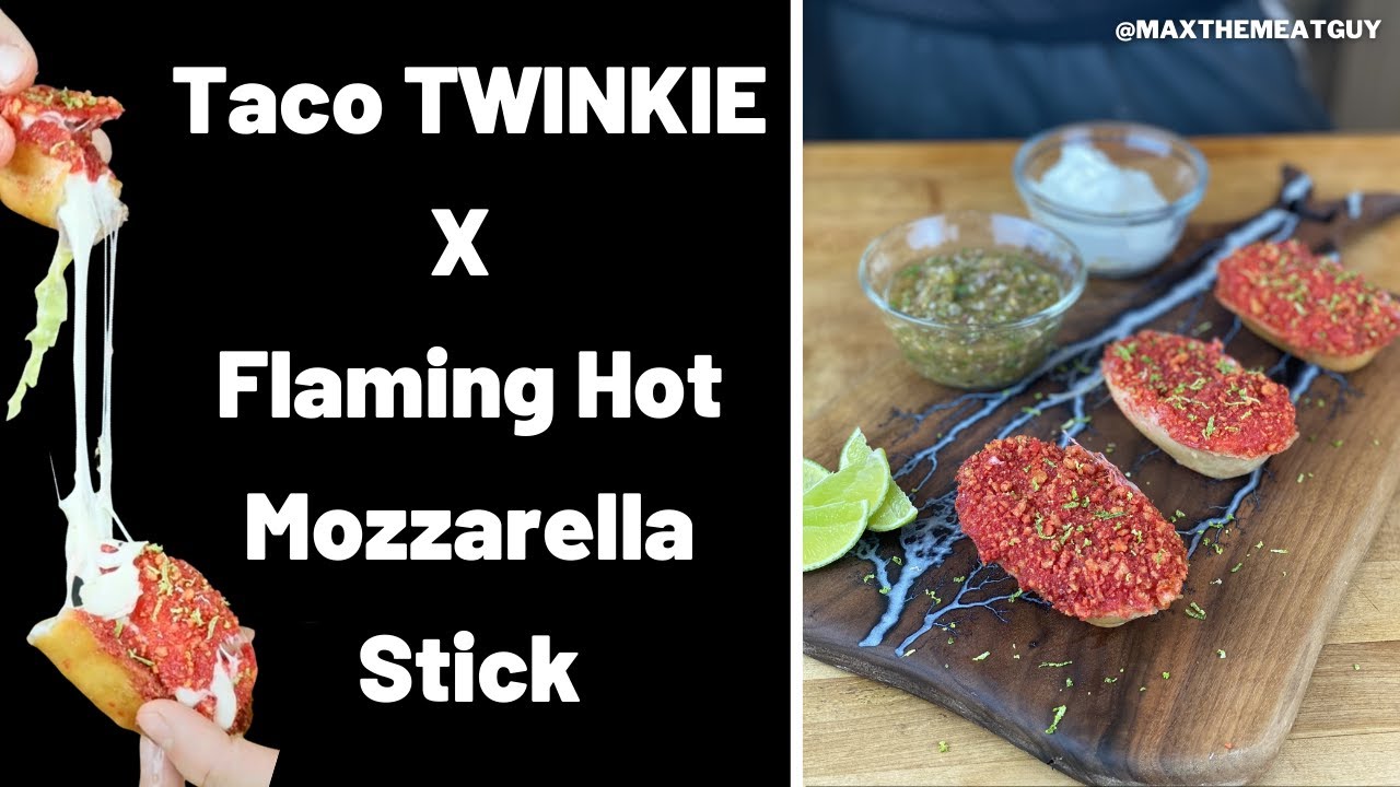 Taco TWINKIE x Flaming Hot Mozzarella Stick