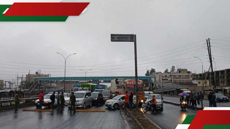 Saba Saba protests: Police block several roads to Nairobi CBD, forcing ...