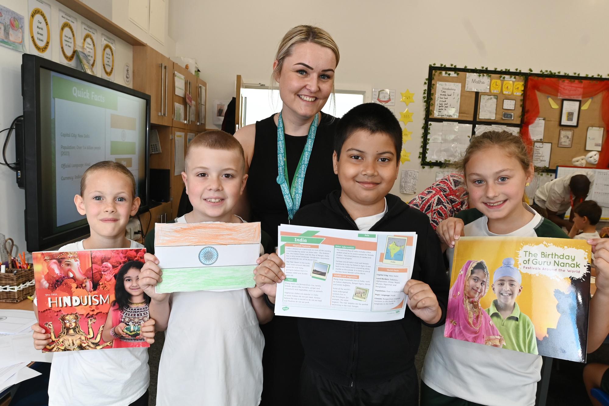 Celebration of cultures at Marsh Green Primary: Class Act