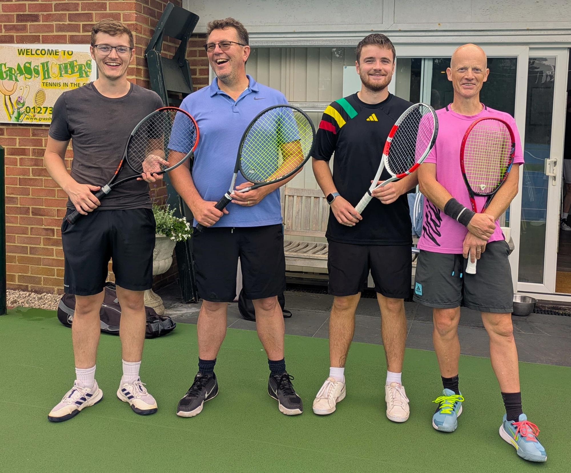 Hailsham Tennis Club men's team draw with Grasshoppers