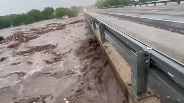 Terrifying Videos Shows Texas Flood Sweeping Through in Minutes