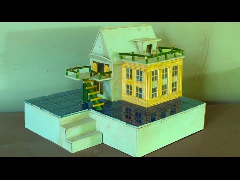 DIY- How To Make Miniature House, Model House