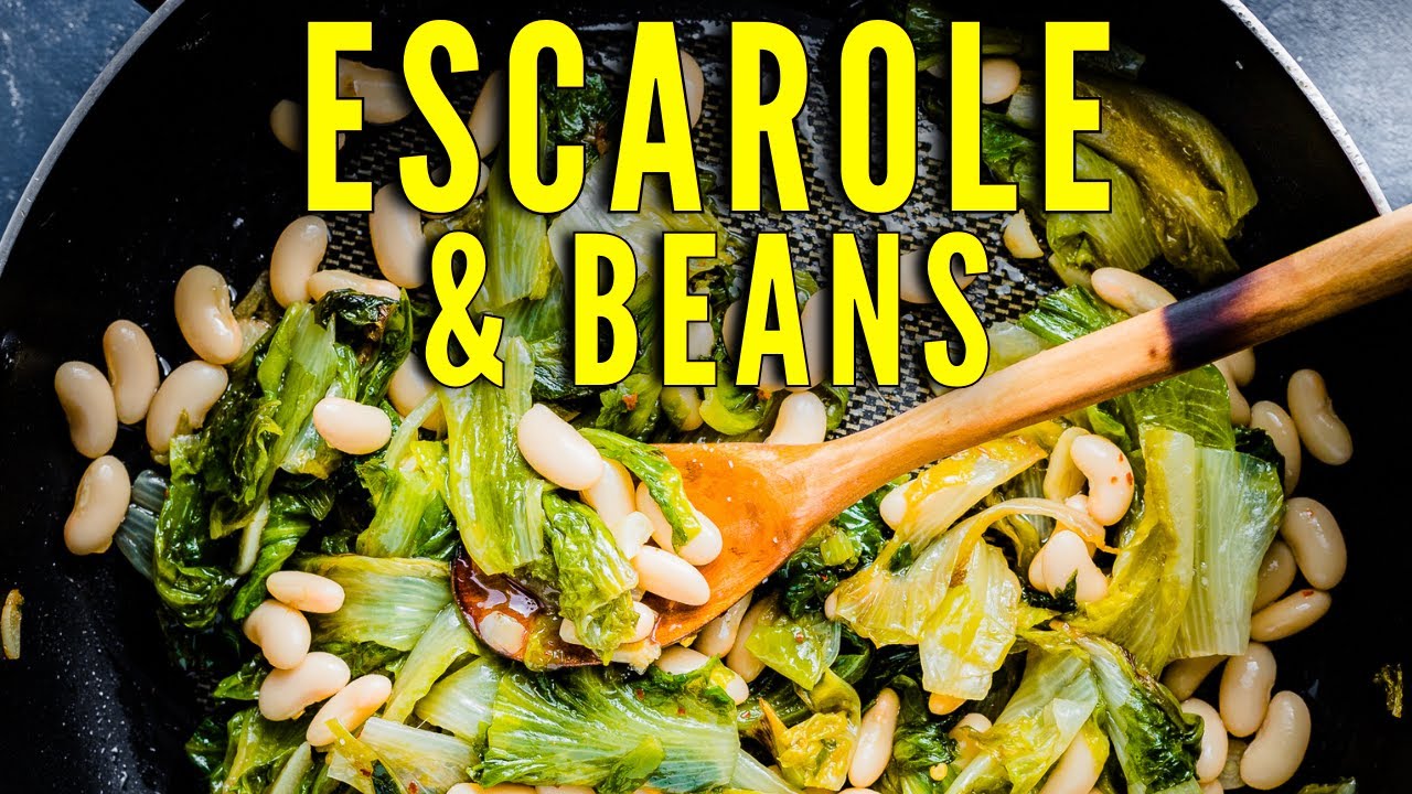 Rustic Beans and Greens with Garlic and Olive Oil