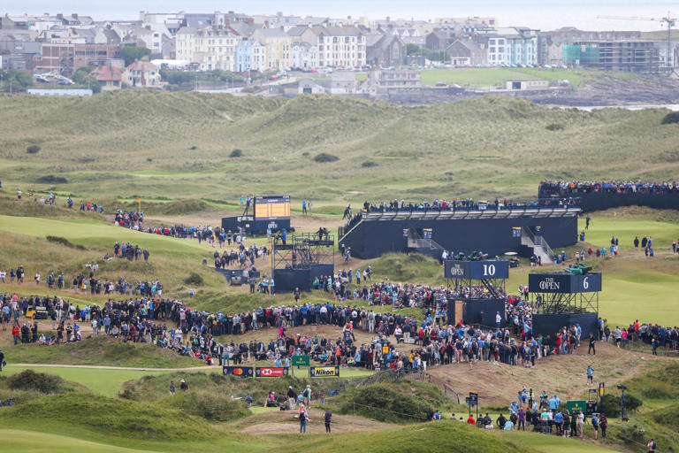 Army of Northern Ireland volunteers helping to stage The Open at Royal ...