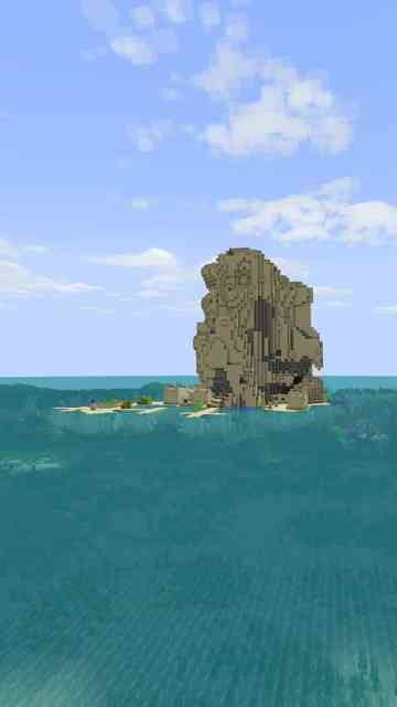 Insane Desert Cliff Island Village Seed – Minecraft 1.21 Java Edition