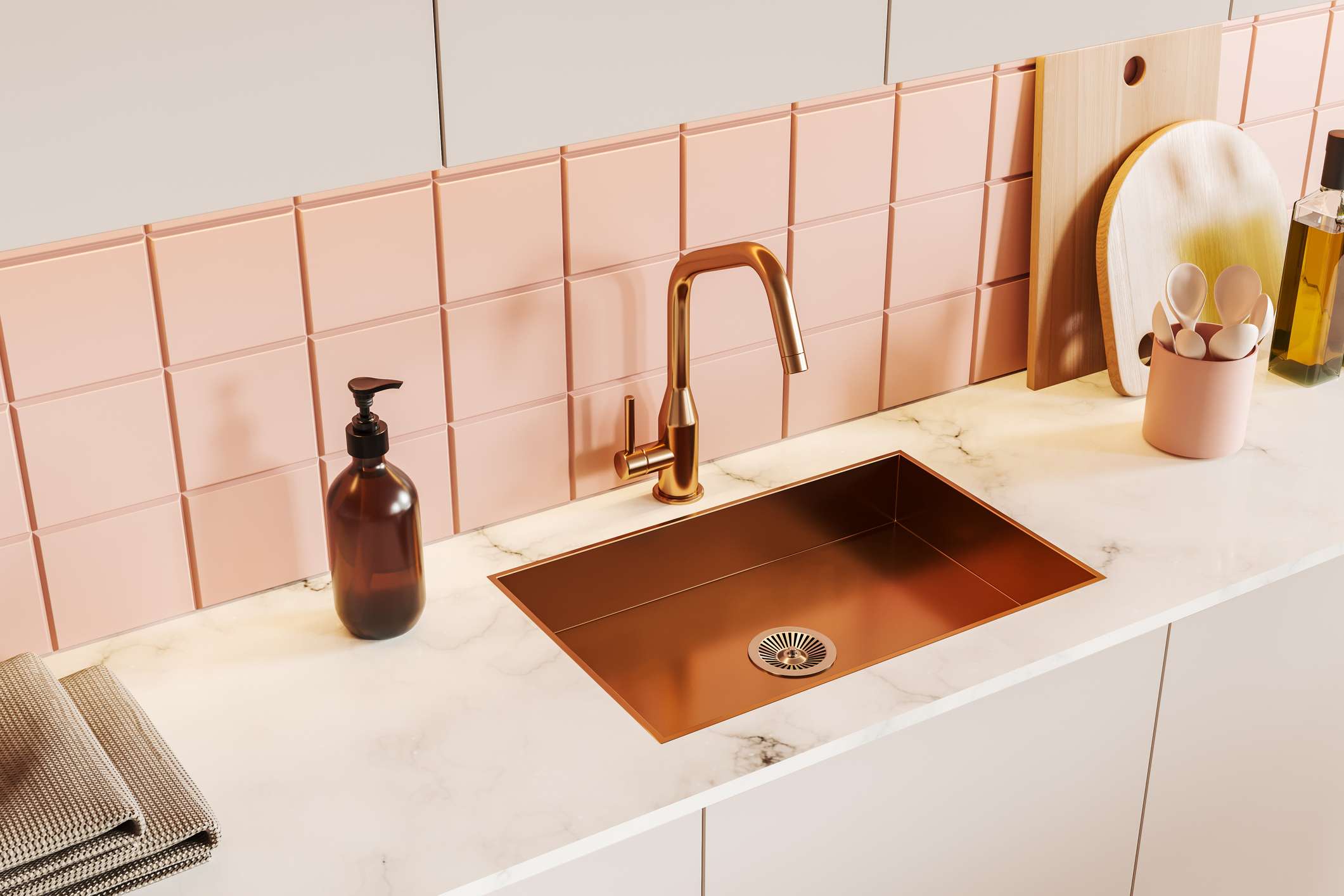 We Asked Pros How to Clean a Copper Sink the Right Way—And It's So Simple