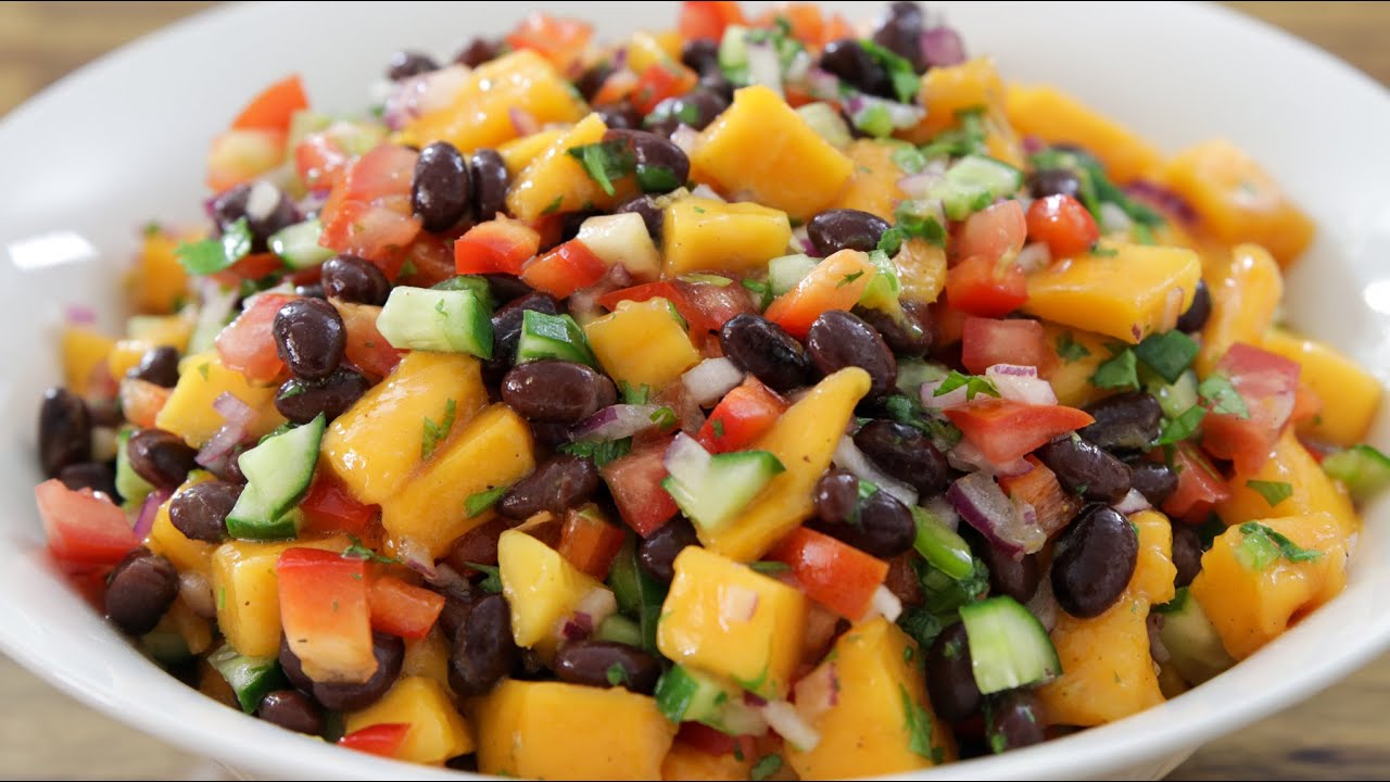 Mango Black Bean Salad - Fresh, Healthy & Easy