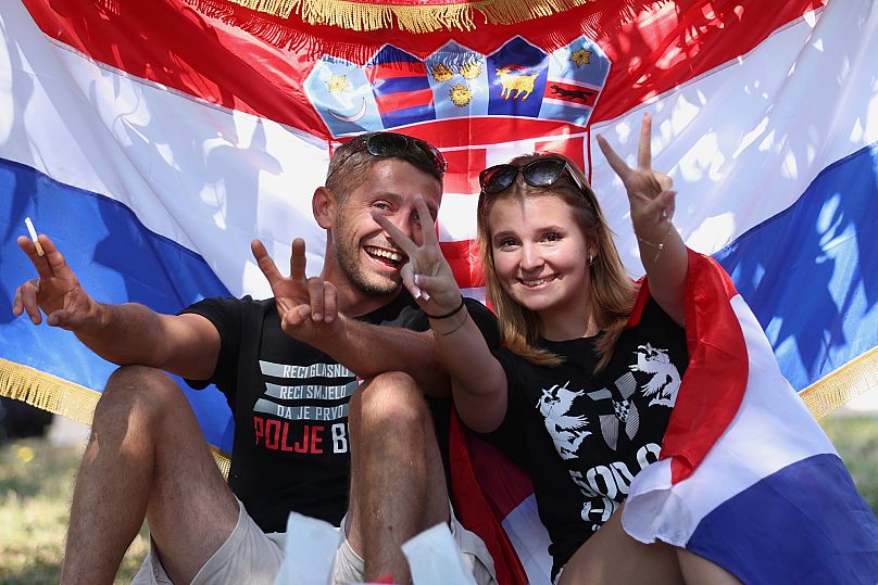 Croatian right-wing singer Marko Perković and fans make pro-Nazi ...