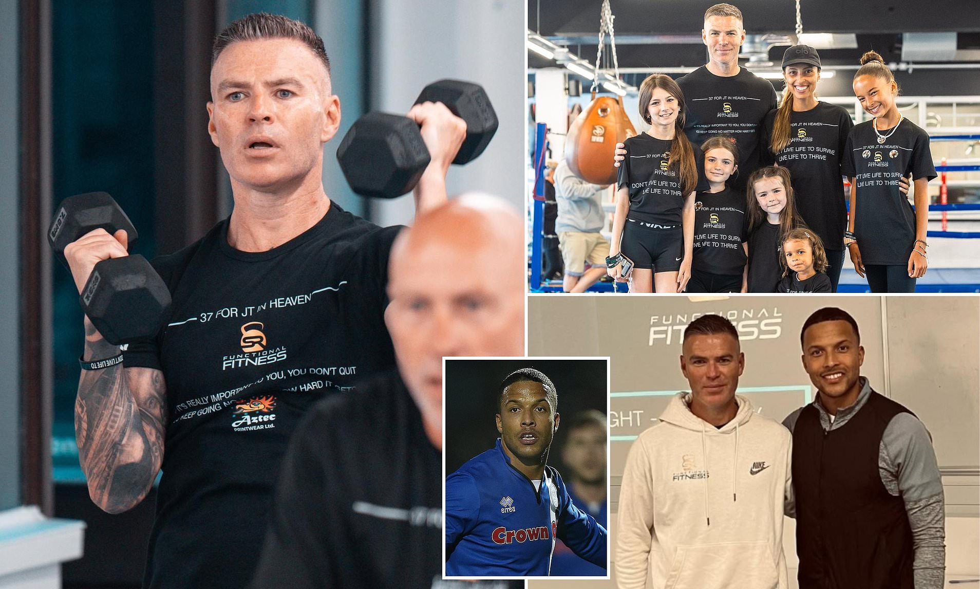 Ex-footballer hopes Joe Thompson is 'proud' after he completes 37-hour ...