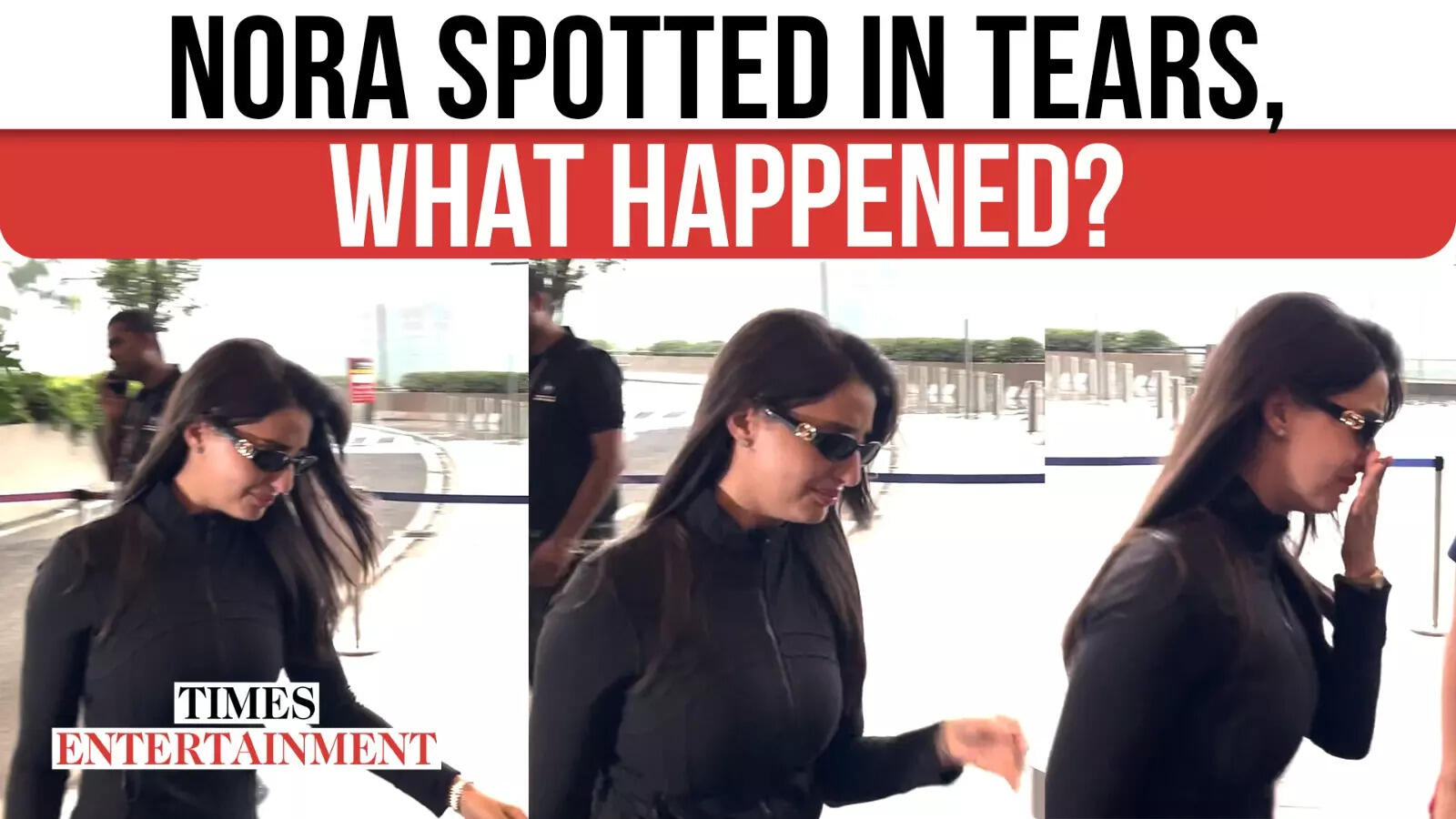 Nora Fatehi seen crying at Mumbai Airport|Trolled after Bodyguard ...