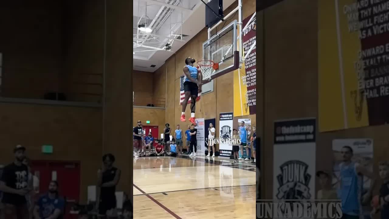 amazing vertical jump: unbelievable basketball skills