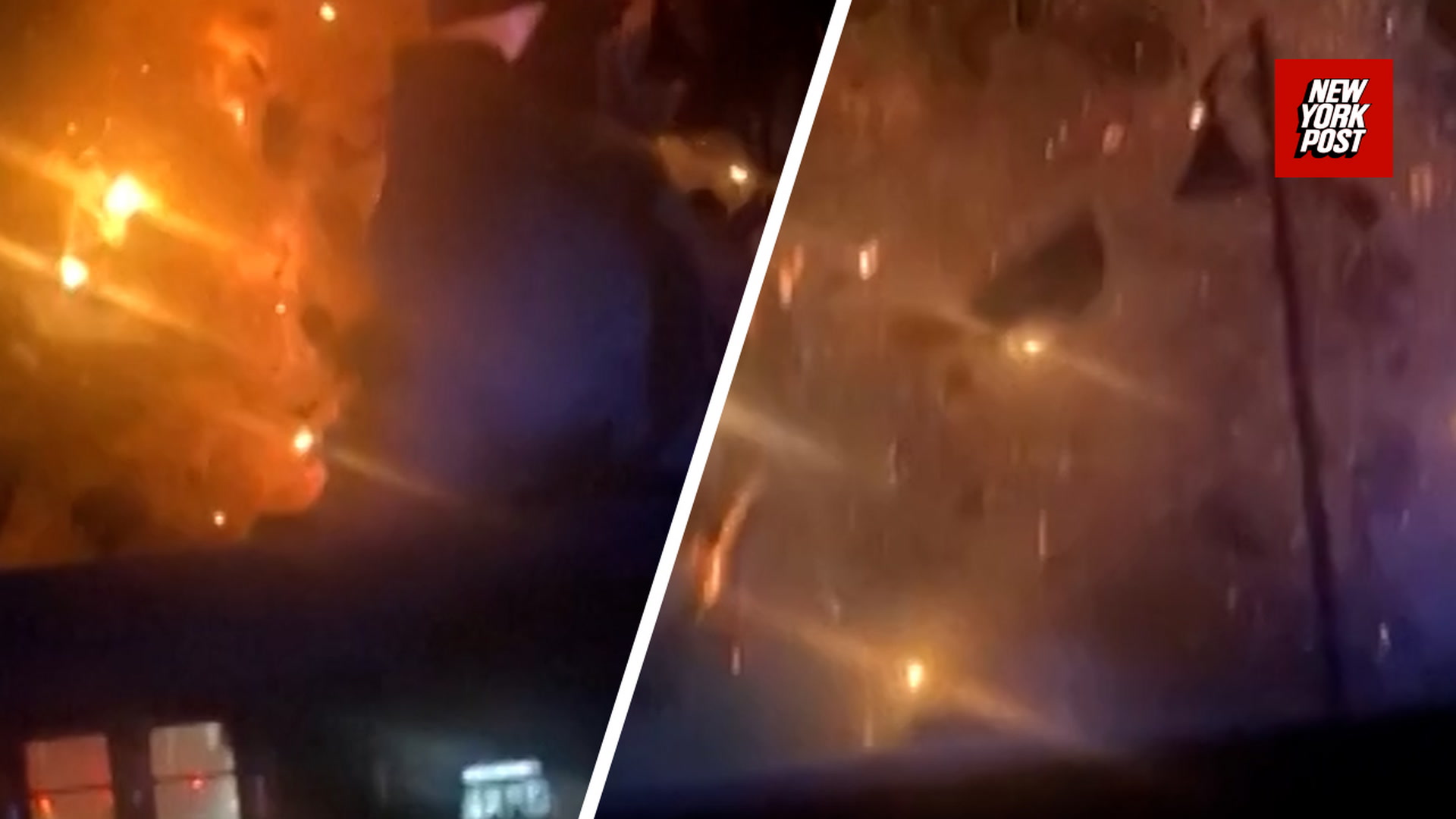 Wild video shows explosion blast through Utah strip mall