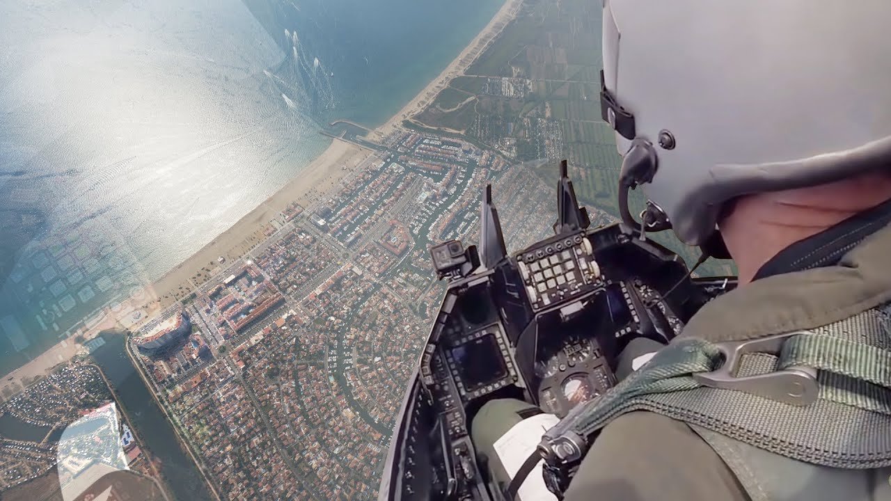 USAF F-16 cockpit footage showcases full combat capabilities