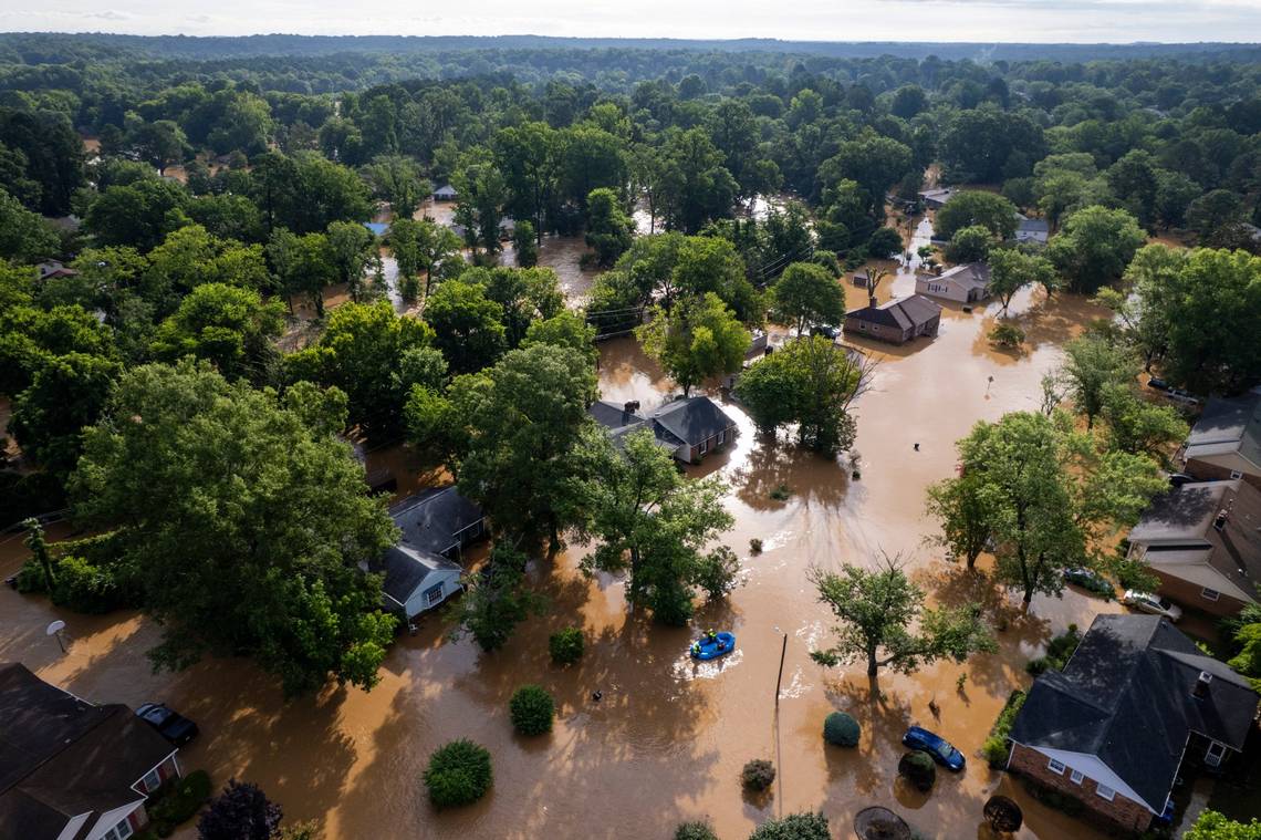 Multiple tornadoes touch down in NC during Tropical Storm Chantal