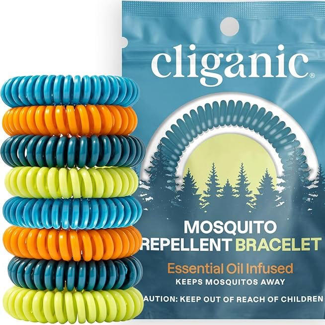 I wear these under $10 bracelets to completely stop bug bites