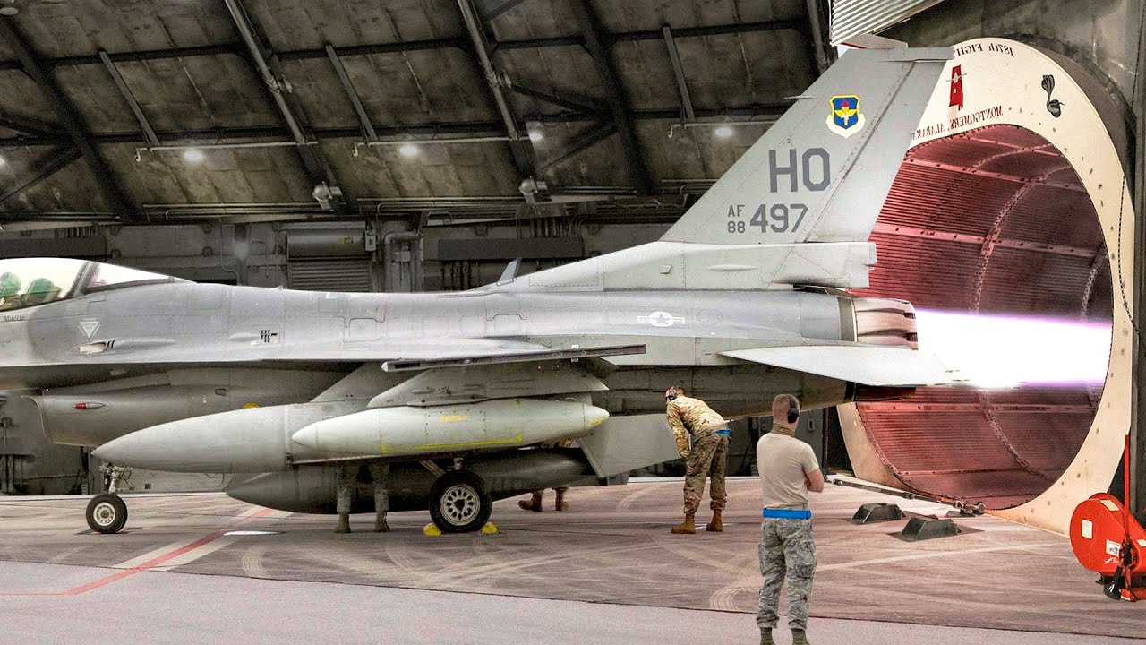 US Air Force Pushes F-16 Afterburner to the Max
