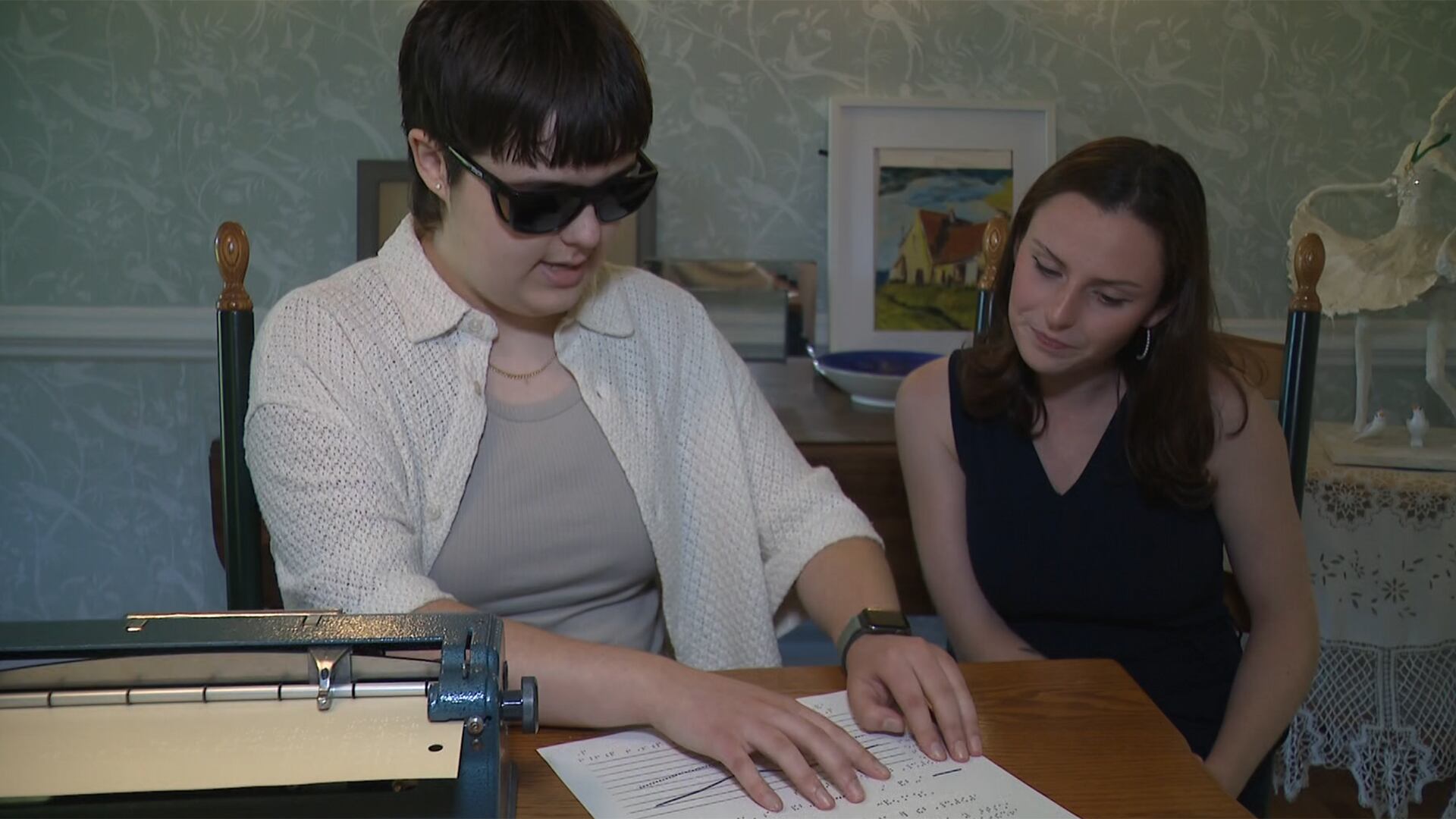 Young Vermonter learns braille after visual impairment diagnosis