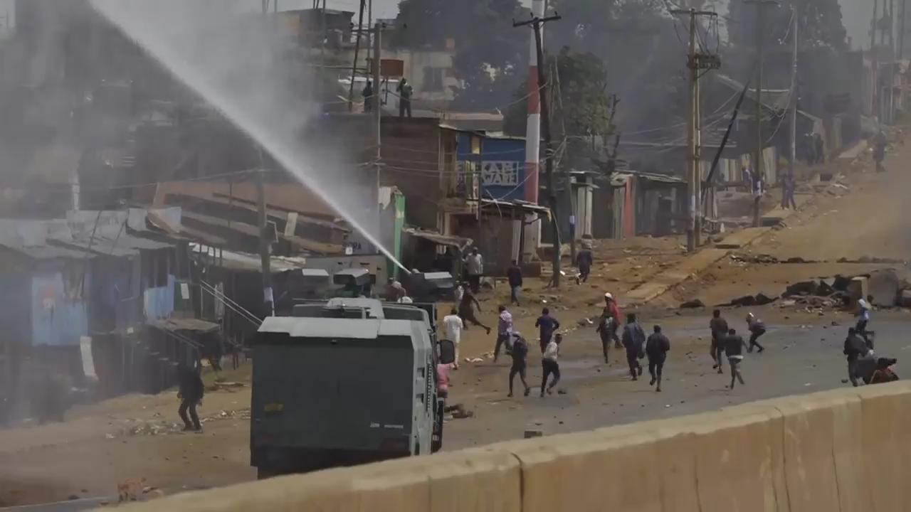 Clashes as protesters take to the streets in Nairobi to protest police ...