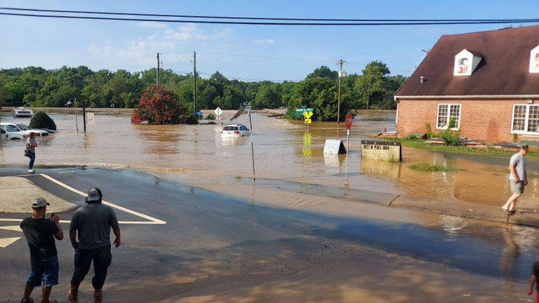 WATCH: Flooding seen across central North Carolina after Tropical Storm ...