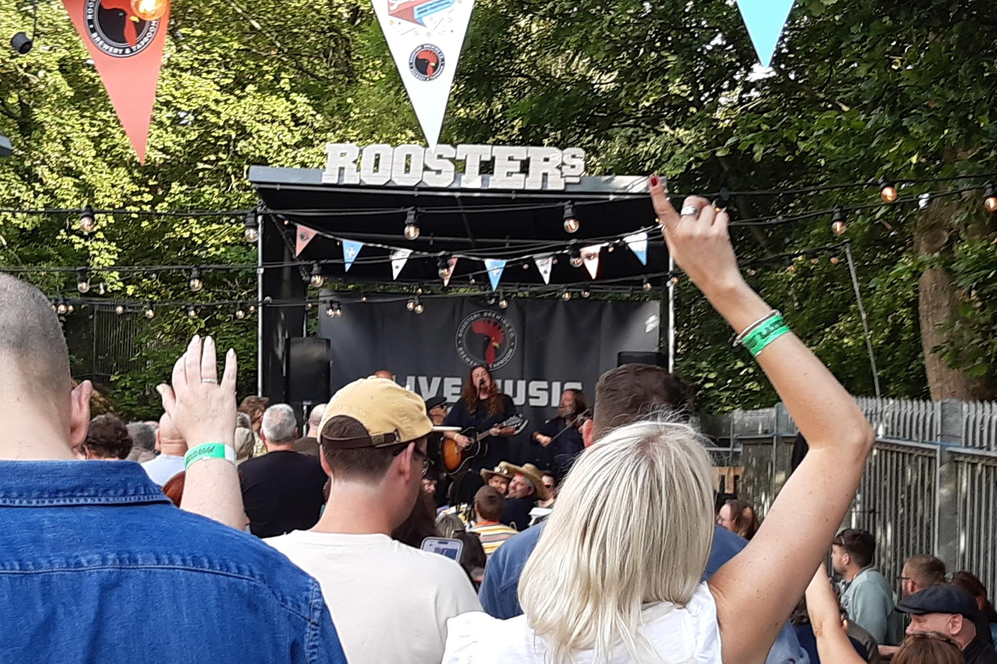 Crowds queue up for annual beer festival at Rooster's Brewing Co in ...